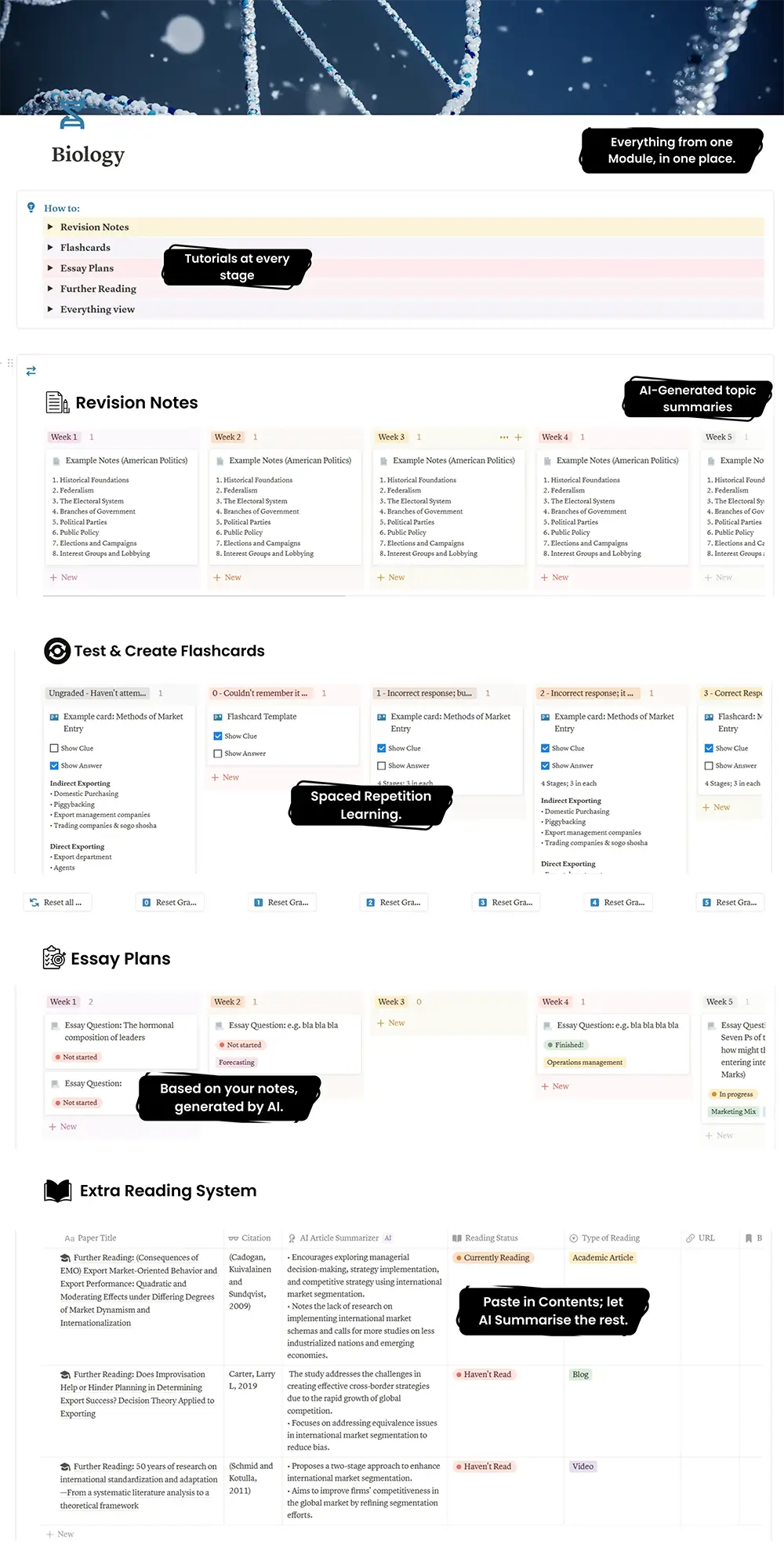 Neuro Notion ┃ The Ultimate ADHD Study Notion Template